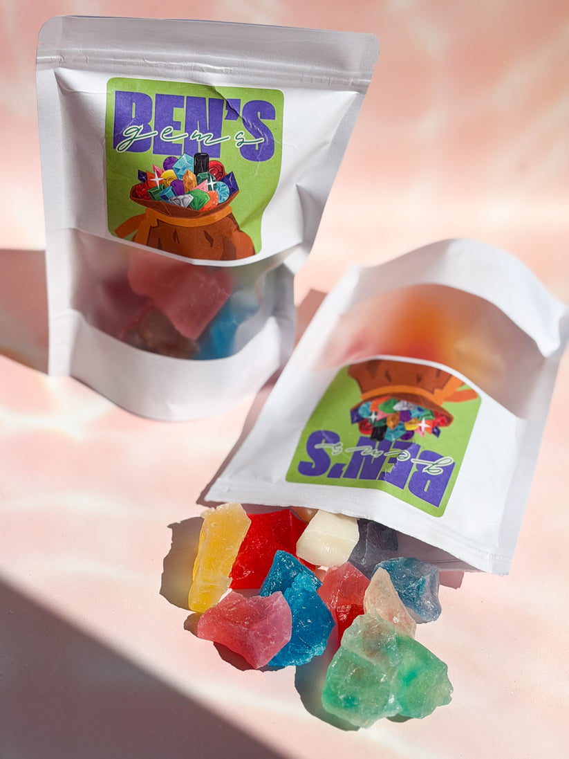 Ben's Gems | Snack-Sized Crystal Candy on-the-go | Bak'd